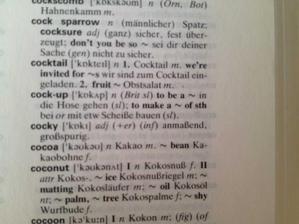 #Cockygate -- Titelschutz auf Amerikanisch, oder bizarrer geht immer ...